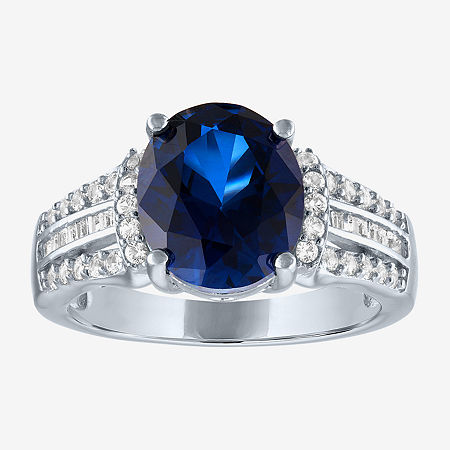 Click here for Womens Gemstone Sterling Silver Oval Cocktail Ring... prices