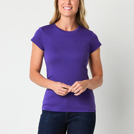 Click here for Liz Claiborne Womens Crew Neck Short Sleeve T-Shir... prices