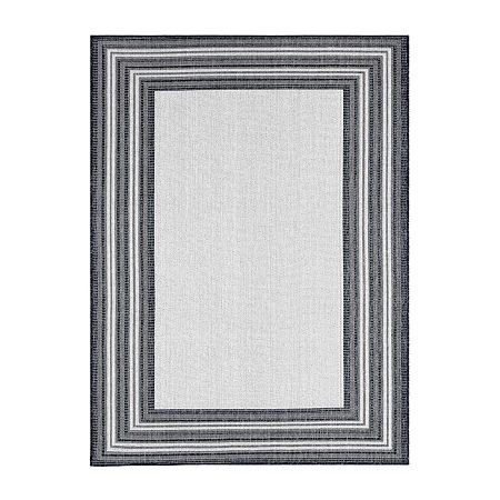 Click here for Nicole Miller Country Layla Bordered Outdoor Recta... prices