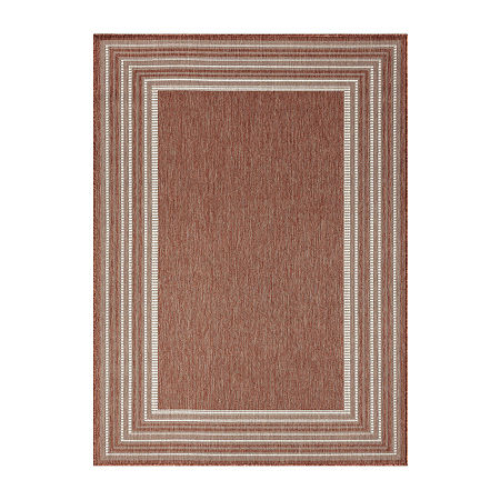 Click here for Nicole Miller Country Layla Bordered Outdoor Recta... prices
