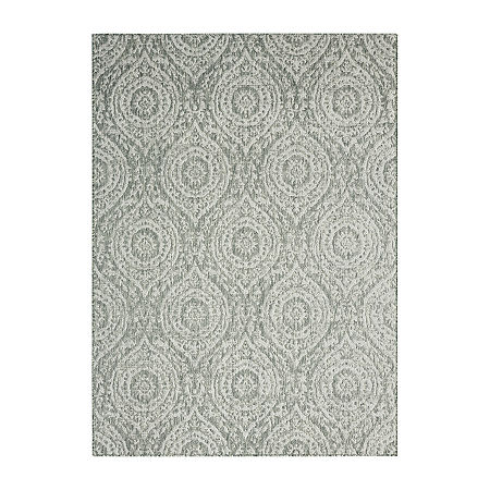 Click here for Nicole Miller Country Zoe Damask Outdoor Rectangul... prices