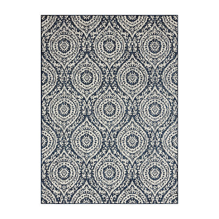 Click here for Nicole Miller Country Zoe Damask Outdoor Rectangul... prices