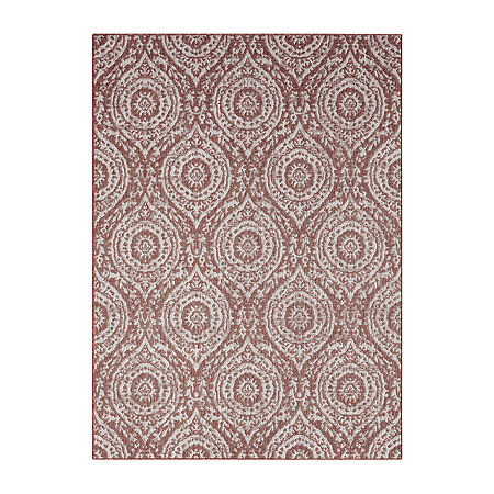 Click here for Nicole Miller Country Zoe Damask Outdoor Rectangul... prices