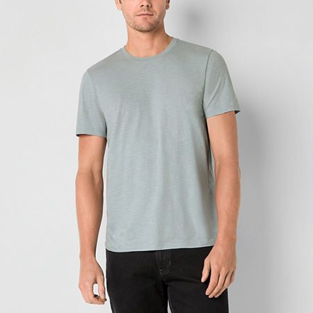 Click here for mutual weave Slub Mens Crew Neck Short Sleeve T-Sh... prices
