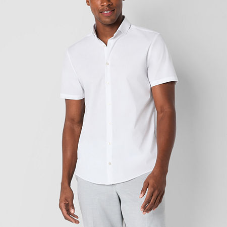 Click here for J. Ferrar Ultra Comfort Mens Short Sleeve Slim Fit... prices