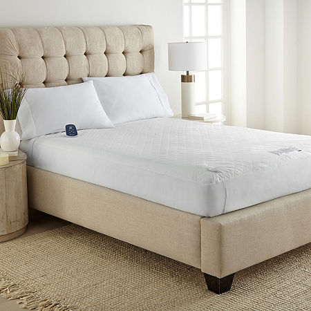 Click here for Micro Flannel Heated Mattress Pad  One Size  White prices