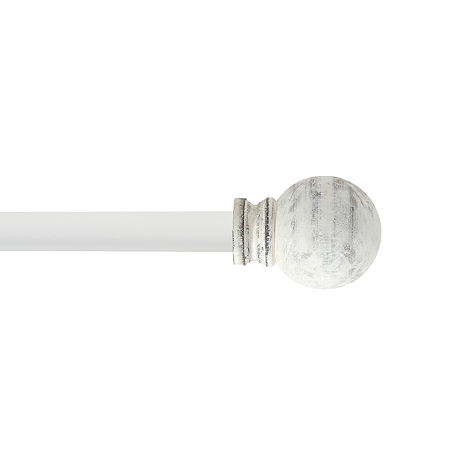 Click here for Deco Window Wood Globe 1 IN Adjustable Curtain Rod... prices