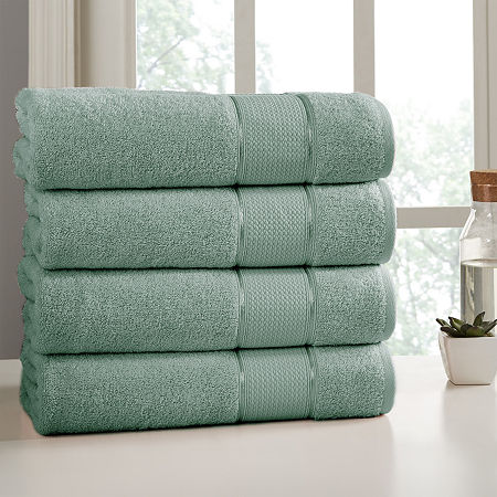 Click here for Spunloft 4-pc. Bath Sheet  One Size  Green prices