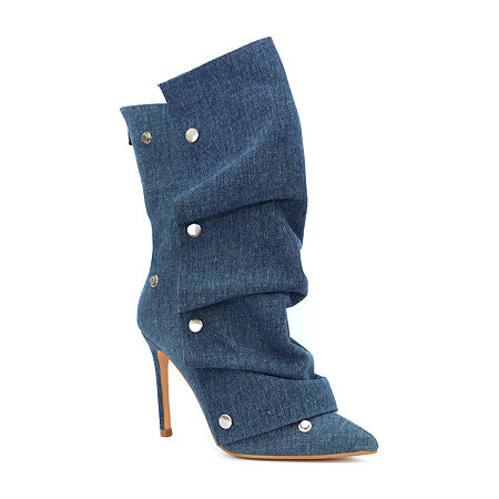 Click here for Yoki Womens Stiletto Heel Slouch Boots  6 Medium... prices