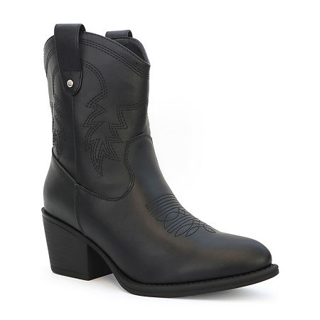 Click here for Yoki Womens Block Heel Booties  10 Medium  Black prices