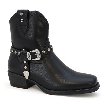 Click here for Yoki Womens Block Heel Booties  6 1/2 Medium  Blac... prices