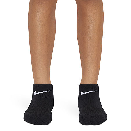 Nike Little Kids 6-Pk. No-Show Socks - Black