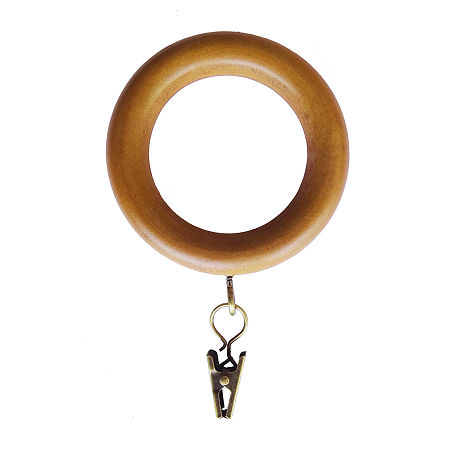 Click here for Lumi Home Furnishings Wood 7-pc. Curtain Rings  On... prices