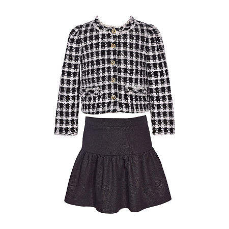 Click here for Bonnie Jean Big Kid Girls 2-pc. Skirt Set  7  Blac... prices