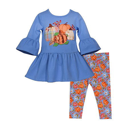Click here for Bonnie Jean Little Girls 2-pc. Legging Set  5  Blu... prices