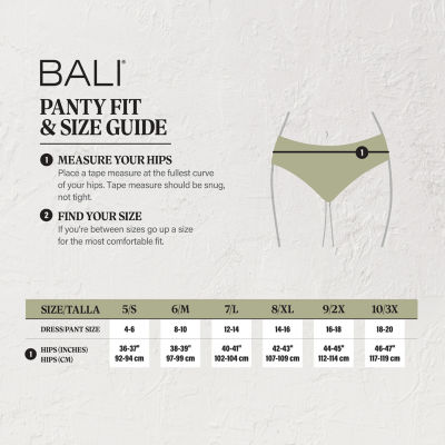 Bali® Cotton Essentials Hipster Underwear DFLEHP - JCPenney