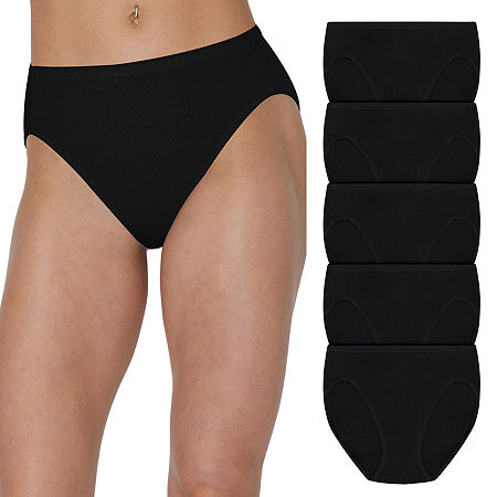 Click here for Hanes Ultimate 5-Pack Pure Comfort High Cut Briefs... prices