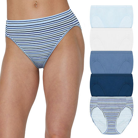 Click here for Hanes Ultimate 5-Pack Pure Comfort High Cut Briefs... prices