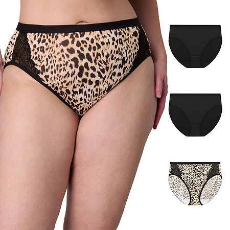 Click here for Playtex Microfiber Hi Leg Brief 3 Pack Panty US100... prices