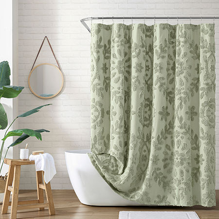 Click here for Peri Home Chenille Laurel Shower Curtain prices