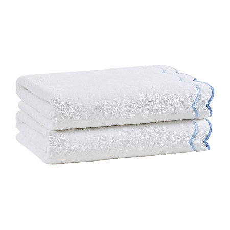 Click here for Peri Home Scallop 2-pc. Bordered Bath Towel  One S... prices