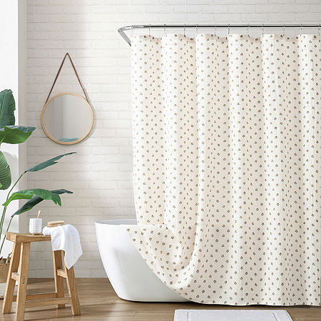 Click here for Peri Home Block Print Gauze Shower Curtain prices