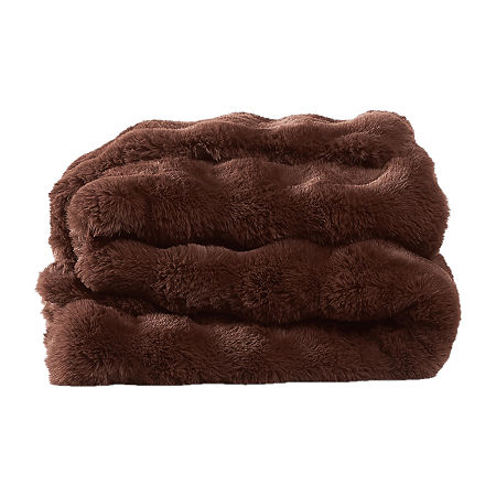 Click here for Brooklyn Loom Brooklyn Loom Bubble Faux Fur Throw... prices