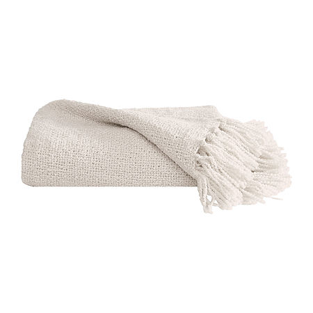 Click here for Brooklyn Loom Boucle Throw  One Size  Beige prices