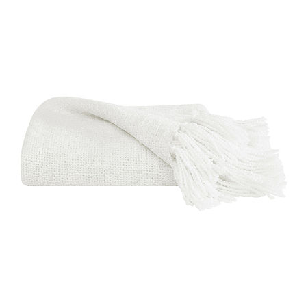Click here for Brooklyn Loom Boucle Throw  One Size  White prices