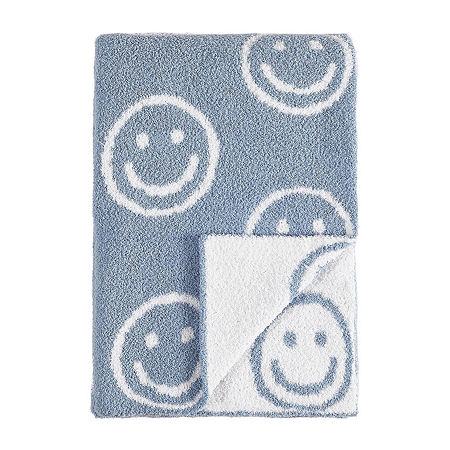 Click here for Truly Soft Truly Soft Cozy Smiley Reversible Throw... prices