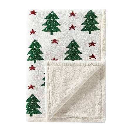 Click here for Truly Soft Truly Soft Cozy Tree And Star Throw Thr... prices