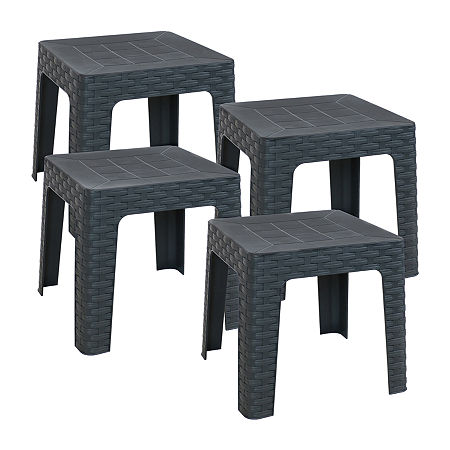 Click here for 4-pc. Weather Resistant Side Table  One Size  Gray prices