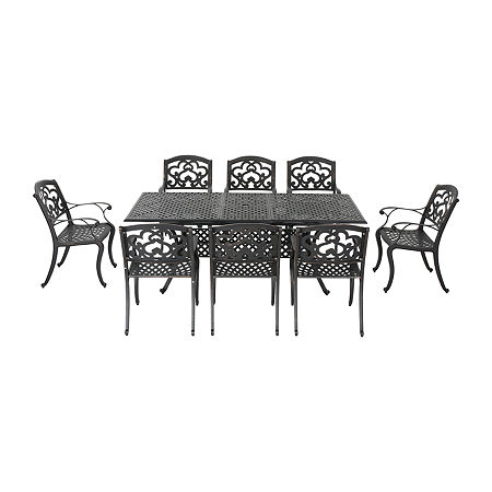 Click here for Abigal 9-pc. Rectangular Dining Set  One Size  Bro... prices