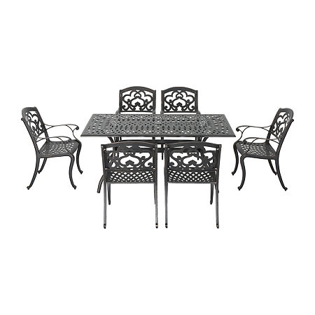 Click here for Austin 7-pc. Rectangular Dining Set  One Size  Bla... prices