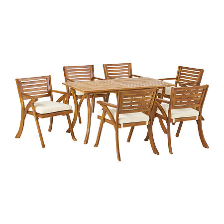 Click here for Hermosa 7-pc. Rectangular Dining Set  One Size  Be... prices