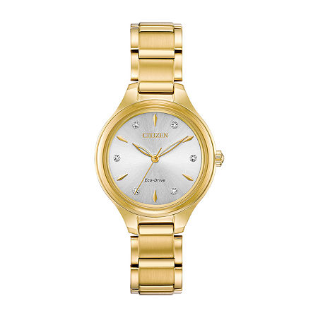 Click here for Citizen Eco-Drive Womens Corso Diamond-Accent Gold... prices
