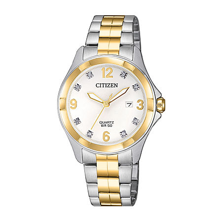 Click here for Citizen Quartz Assortment Womens Crystal Accent Tw... prices