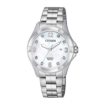 Click here for Citizen Quartz Assortment Womens Crystal Accent Si... prices