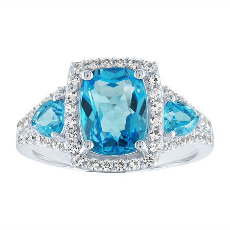 Click here for Womens Genuine Blue Topaz Sterling Silver Cocktail... prices