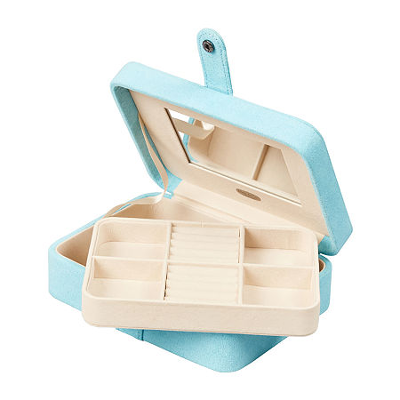 Click here for Mele & Co. Giana Plush Fabric Jewelry Box with Lif... prices