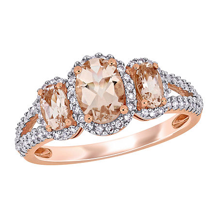 Click here for Womens 1/3 CT. T.W. Genuine Pink Morganite 14K Ros... prices