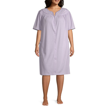 Click here for Adonna Womens Plus Waffle Short Sleeve Knee Length... prices