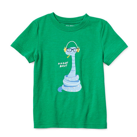 Click here for Okie Dokie Toddler & Little Boys Crew Neck Short S... prices