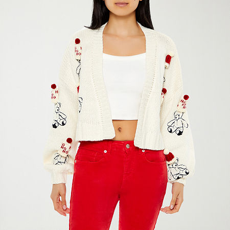 Click here for Forever 21 Bear Santa Hat Womens Long Sleeve Open... prices