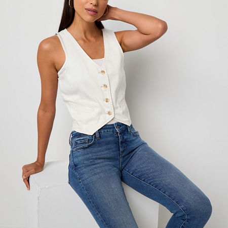 Click here for a.n.a Soft Drape Womens V Neck Sleeveless Vest  La... prices
