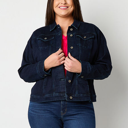 Click here for Liz Claiborne Womens Plus Denim Midweight Jacket... prices
