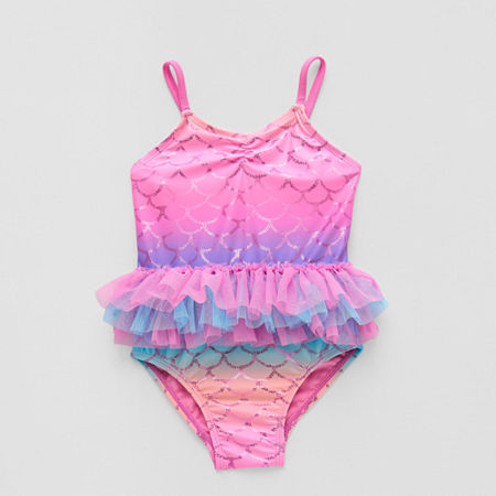 Click here for Okie Dokie Mermaid Toddler Girls One Piece Swimsui... prices