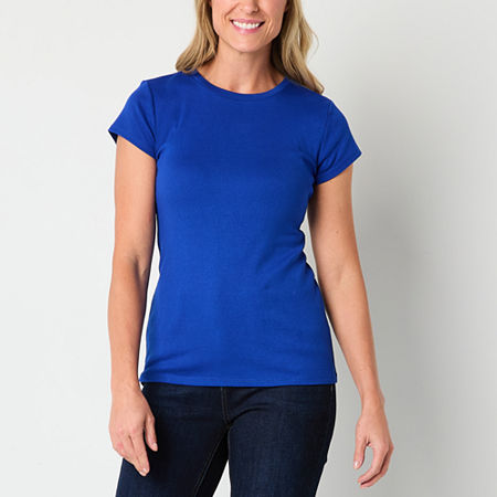 Click here for Liz Claiborne Womens Crew Neck Short Sleeve T-Shir... prices
