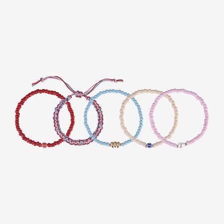 Click here for Arizona Gold Tone Womens 5-pc. Bracelet Set  One S... prices