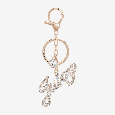 Click here for Juicy By Juicy Couture Gold Tone Script Key Chain... prices